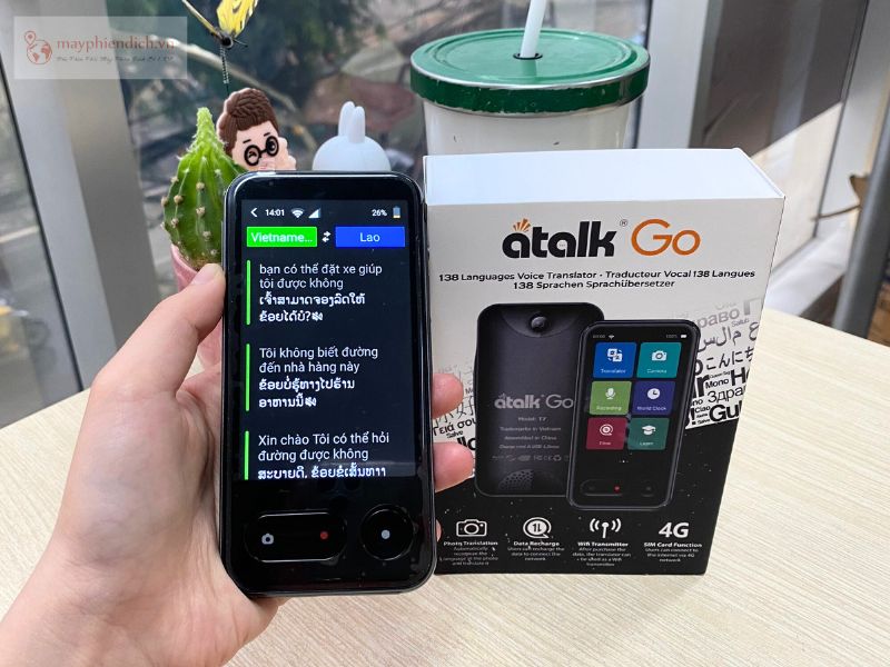 Top 3 máy phiên dịch tiếng Lào: Atalk Plus+, Atalk One, Atalk Go